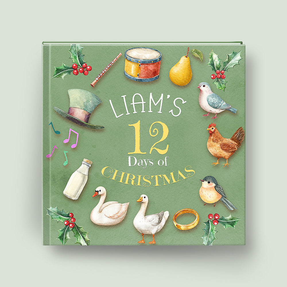 Personalized 12 Days of Christmas Book – Custom Holiday Story for Kids ...