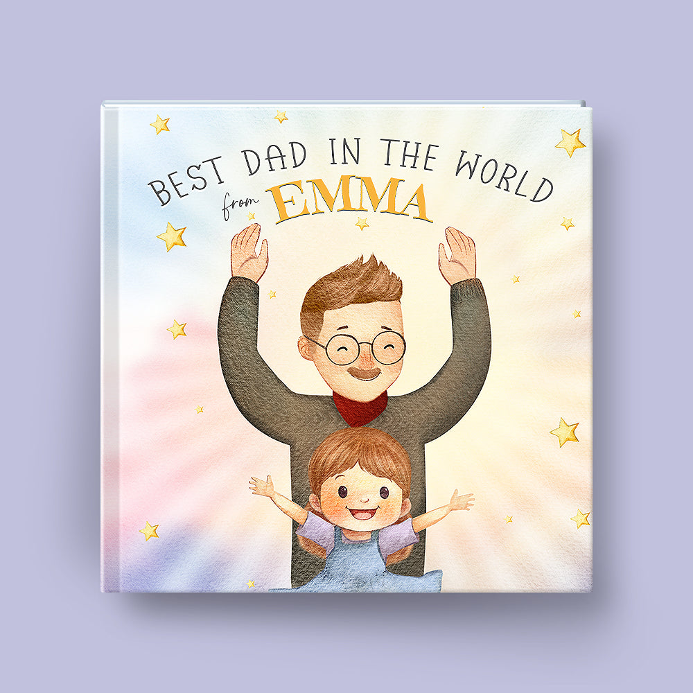 Best Dad in the World - Personalized Father's Day Story Book | Custom ...